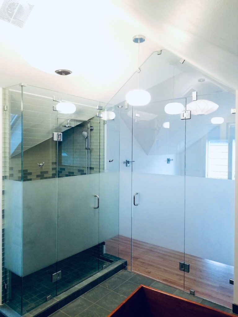Frosted Glass Shower Doors Gallery by AQ Glass AZ